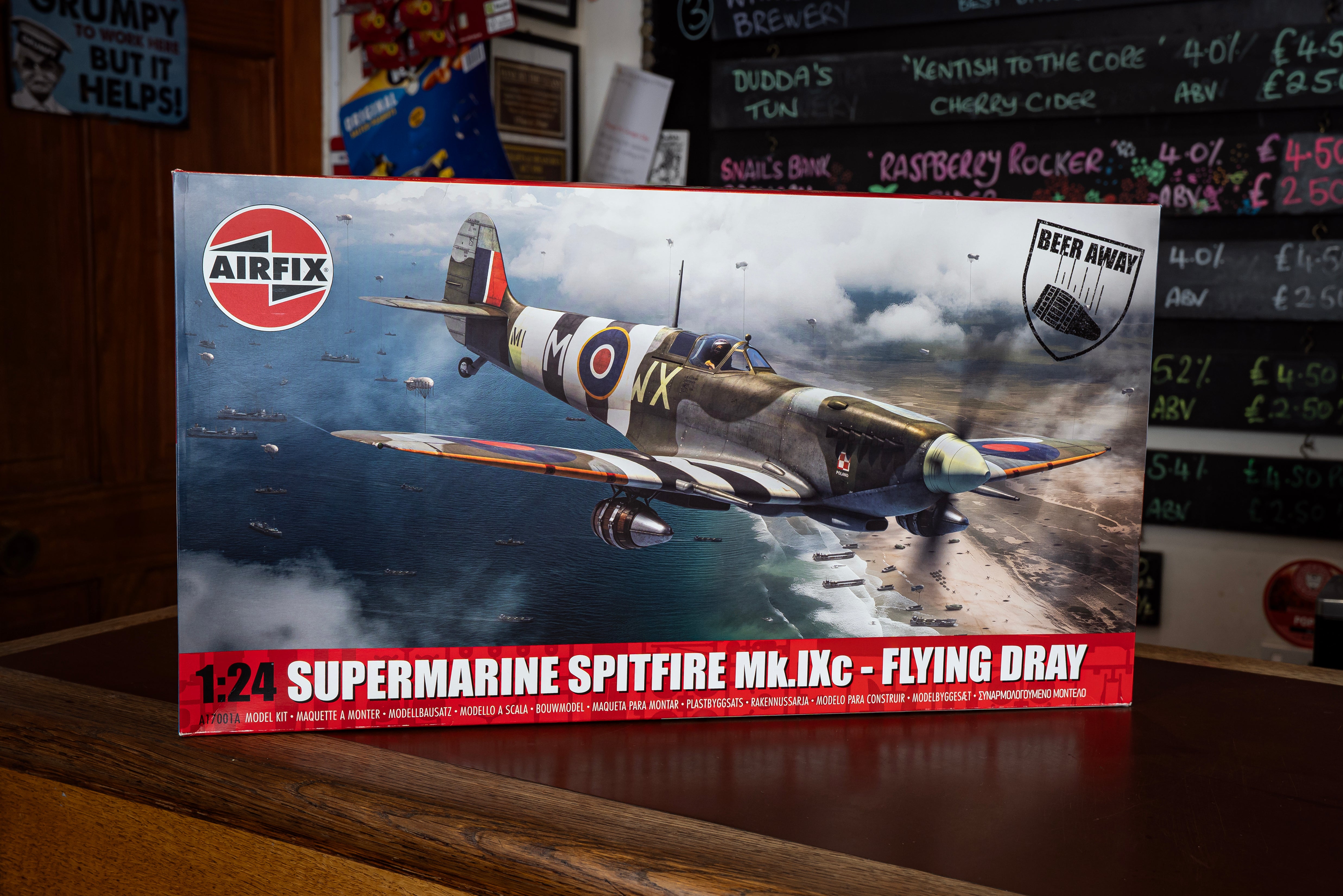 Airfix 1/24th scale Supermarine Spitfire Mk.IXc - The Flying Dray Spec – Mann's Model Moments
