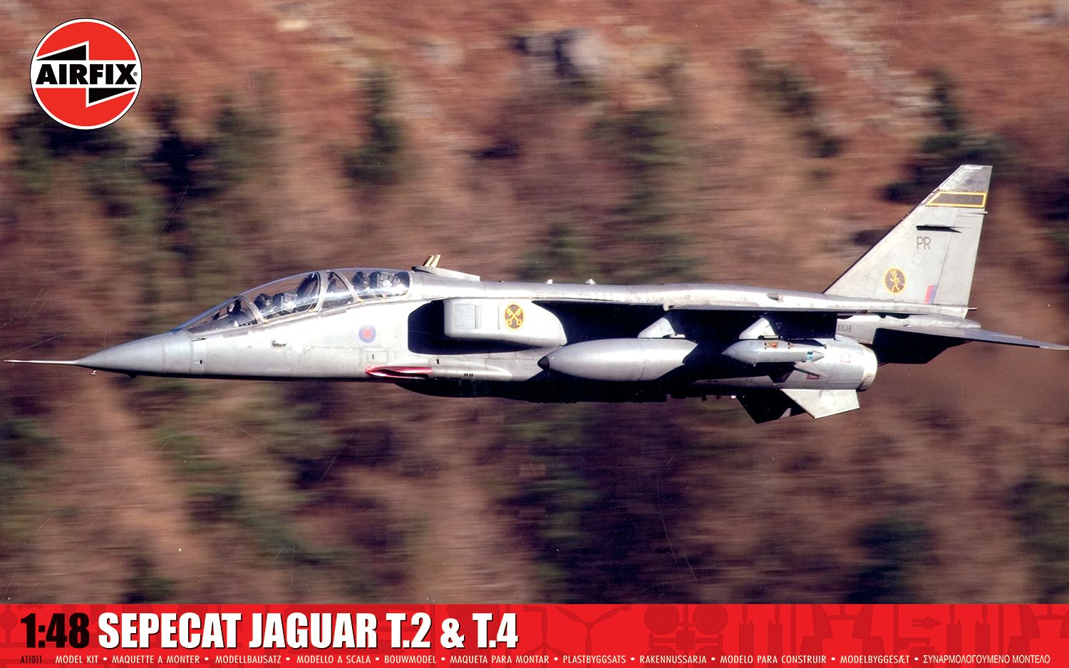 Airfix 1/48th scale SEPECAT Jaguar T.2 & T.4 PREORDER – Mann's Model ...