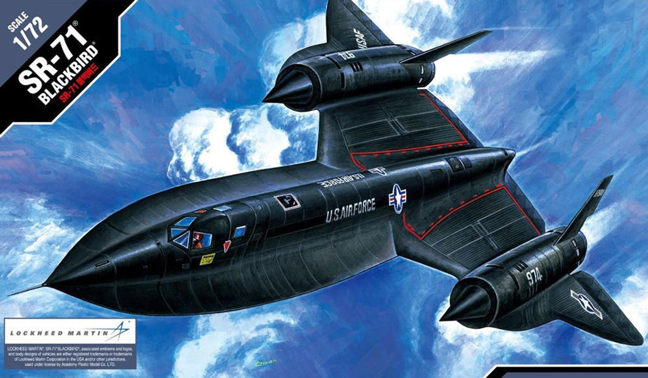 Academy 1/72nd scale SR-71 Blackbird – Mann's Model Moments