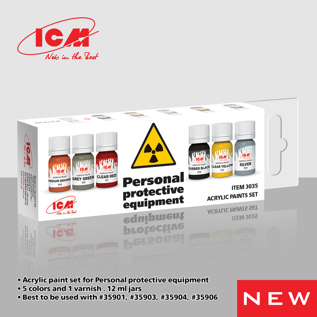ICM Paint Set - Personal Protective Equipment – Mann's Model Moments